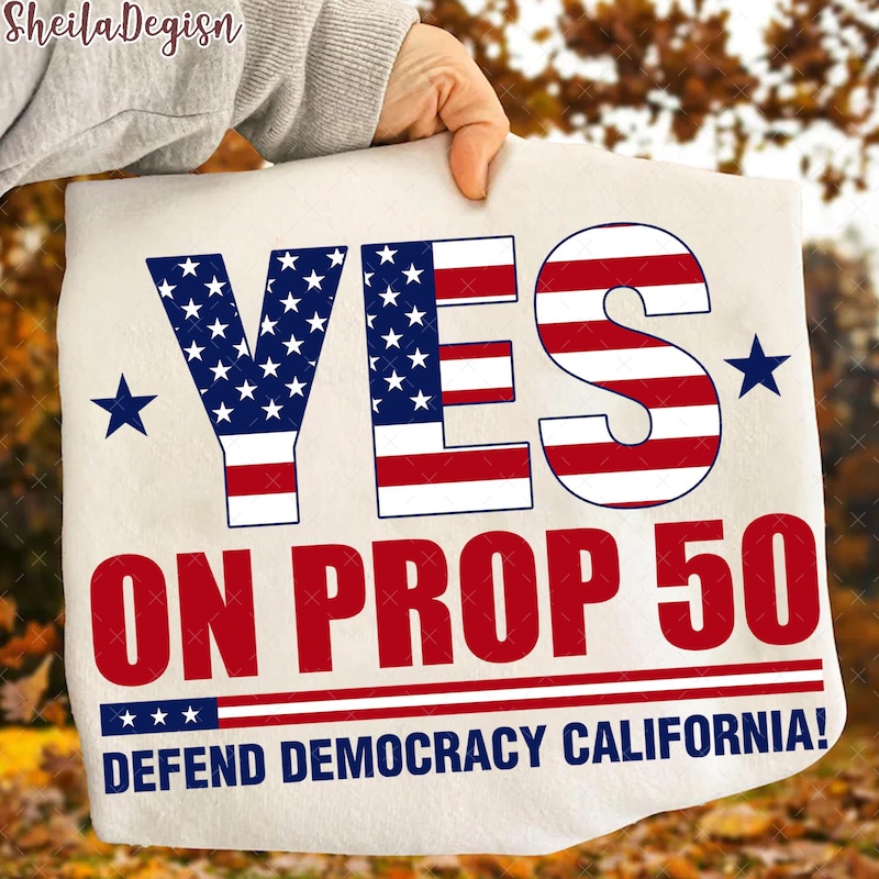 Yes on Prop 50 - Etsy