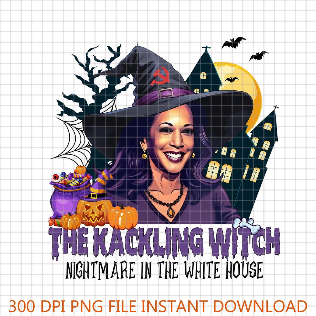 The Kackling Witch Nightmare in the White House Anti Kamala Png, Witch ...