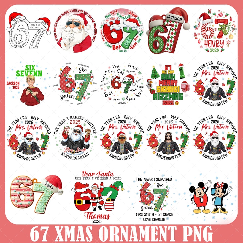 Christmas 67 Bundle - Etsy Canada