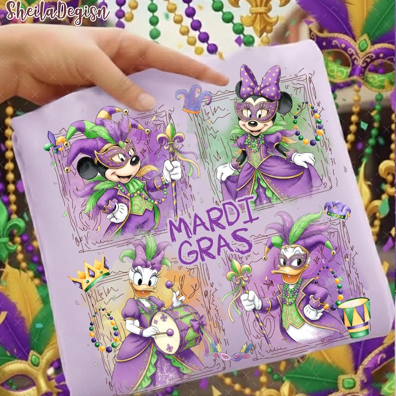 Mardi Gras Mouse Art - Etsy UK