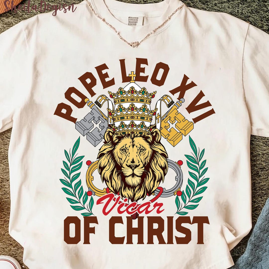 Pope Leo XIV Lion Catholic Vicar of Christ Png, Pope Leo XIV First ...