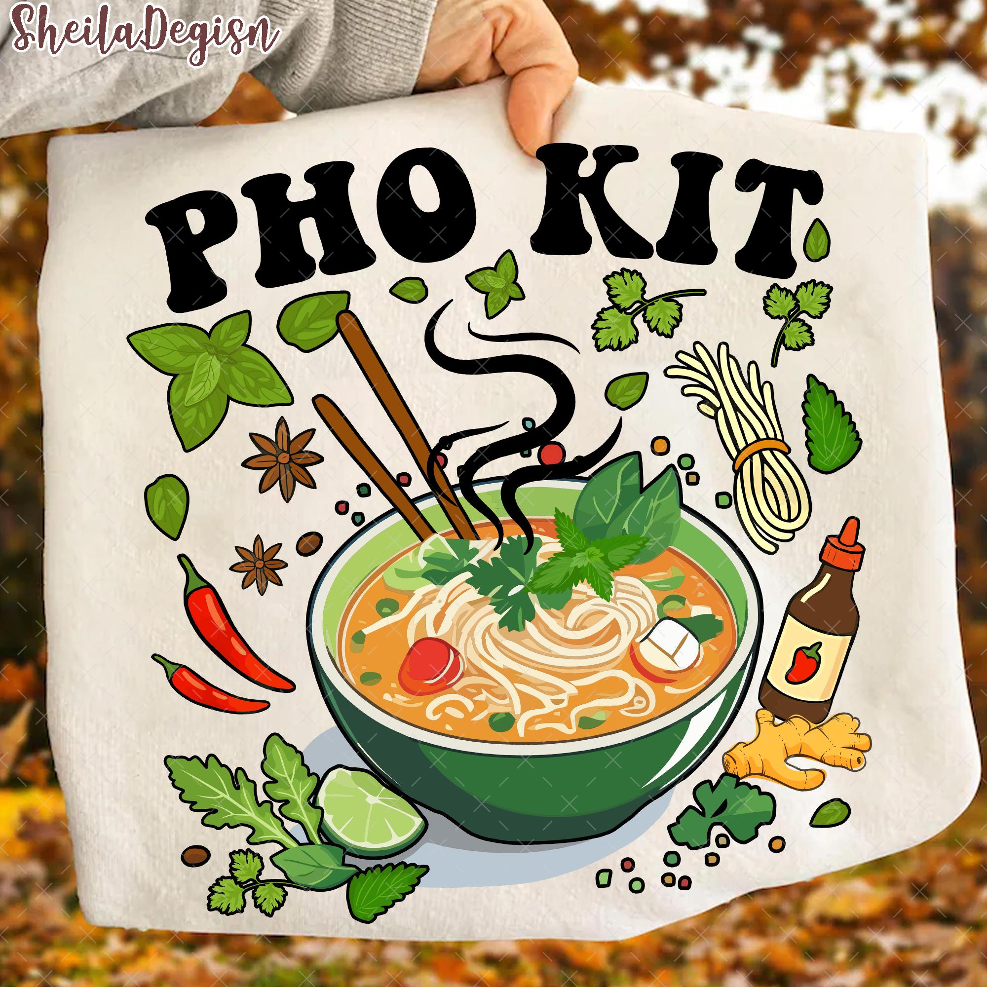 Pho Kit Png, Foodies Png, Mariners Fans Png, Noodle Lovers Png, Food ...