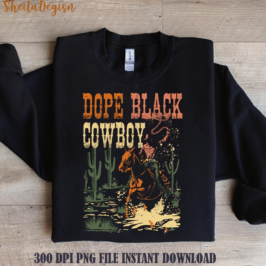 Dope Black Cowboy Png, Juneteenth 1865 Png, Juneteenth Png ...