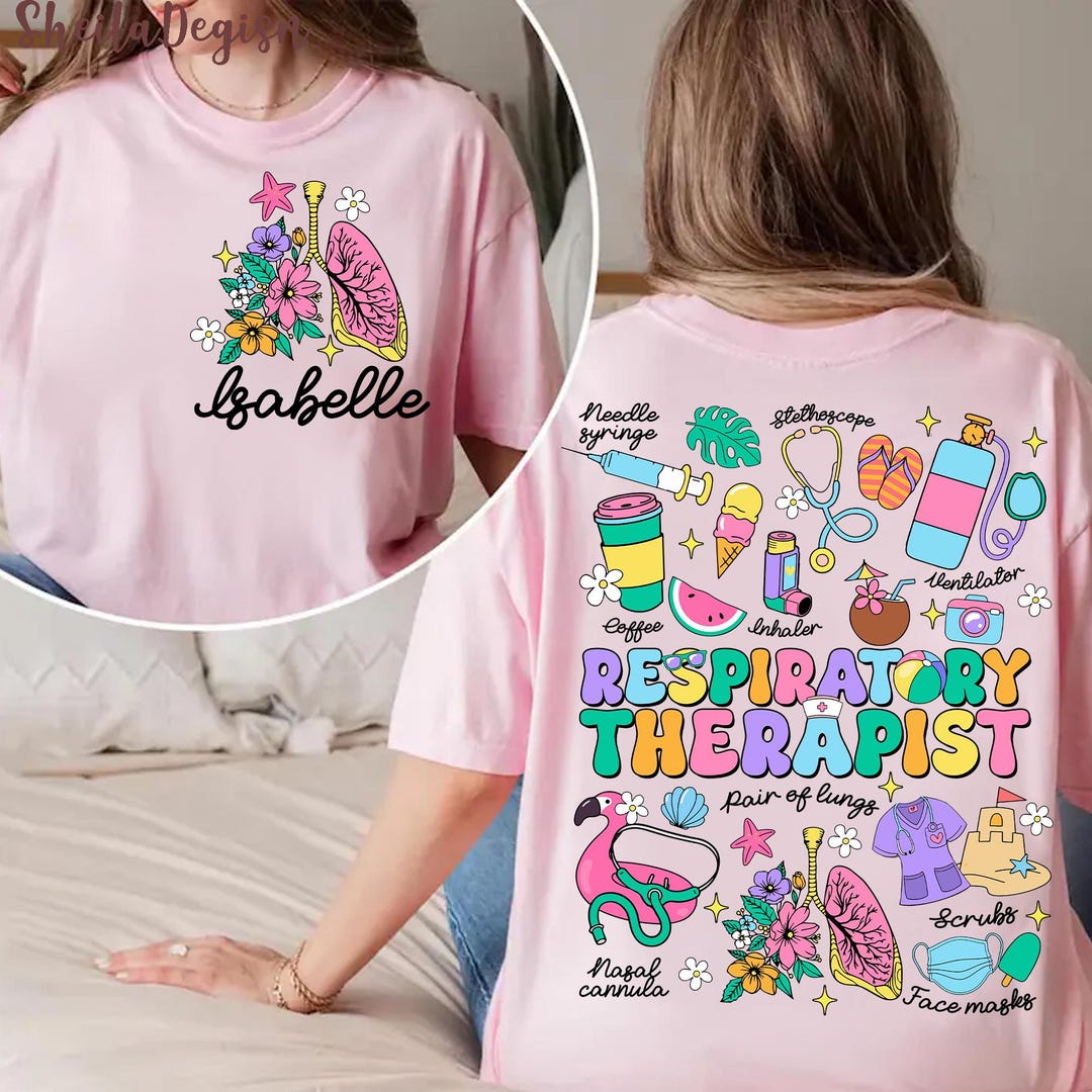 Respiratory Therapist RT Nurse Summer Png, Trach or Treat Png Png ...
