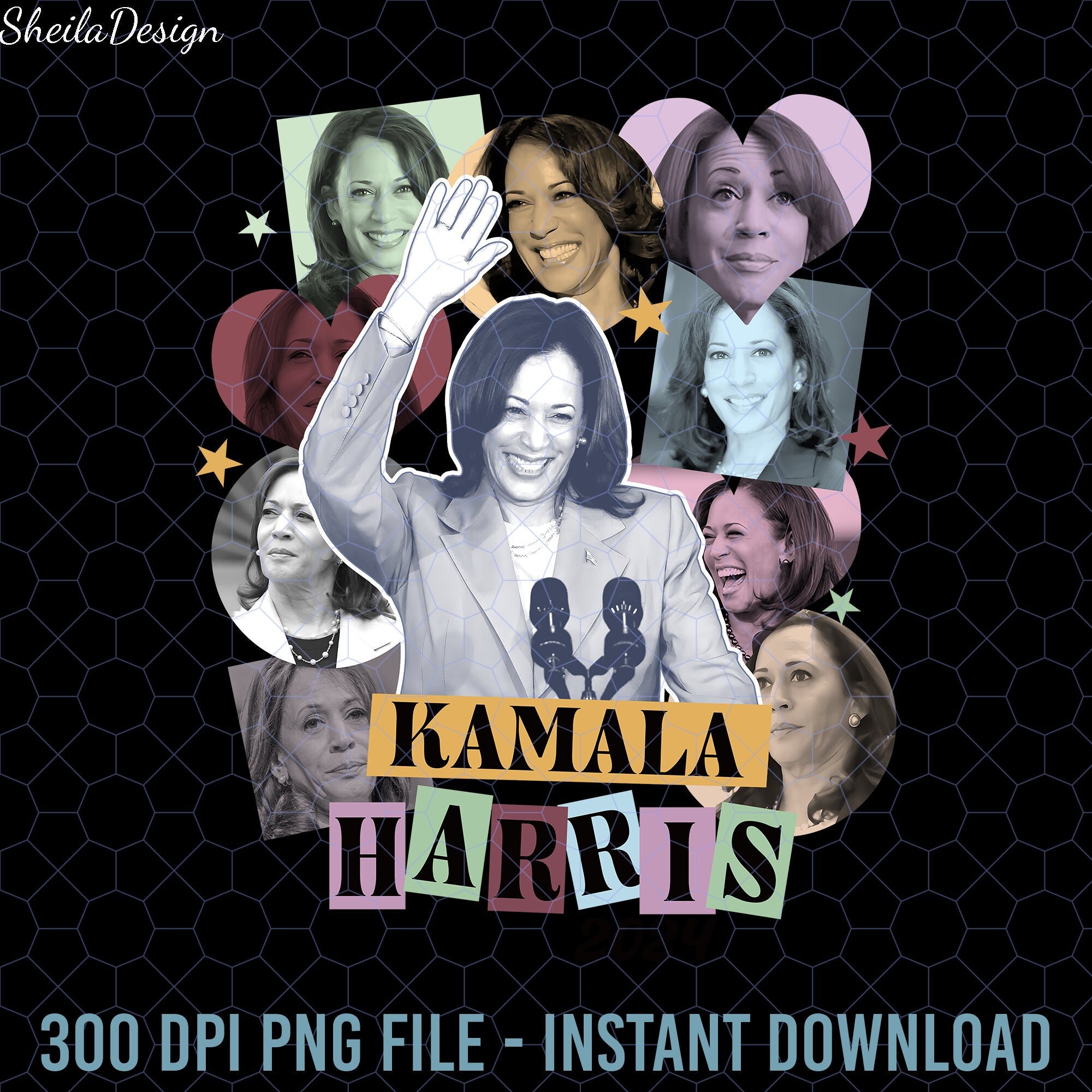 Kamala Harris 2024 PNG, Kamala Harris for President 2024 Png, Election ...