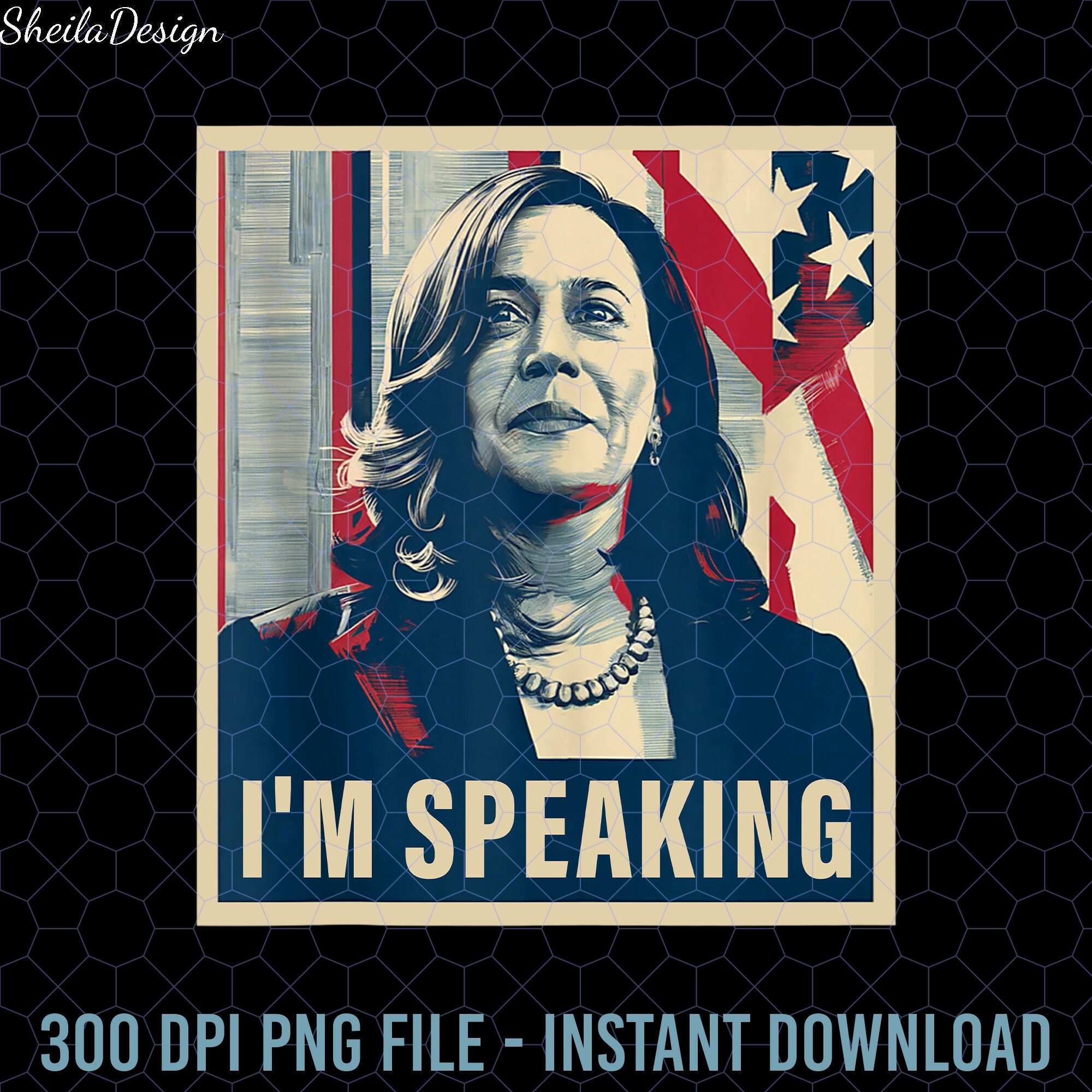 Im Speaking Kamala Harris Png, Kamala Harris 2024 PNG, Kamala Harris ...