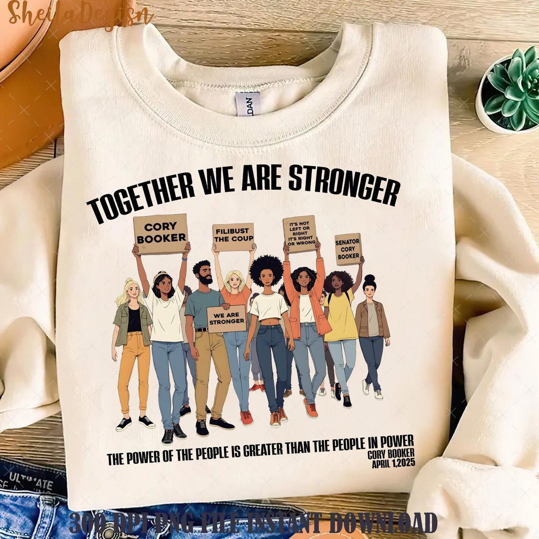 Together We Are Stronger Cory Booker Png, Anti Trump Png, the ...