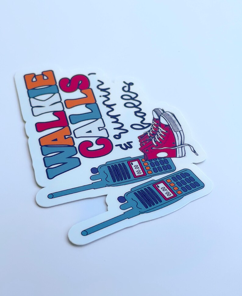 Walkie Calls and Running Halls School Admin Gift Sticker School Staff ...
