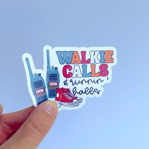 Walkie Calls and Running Halls School Admin Gift Sticker School Staff ...