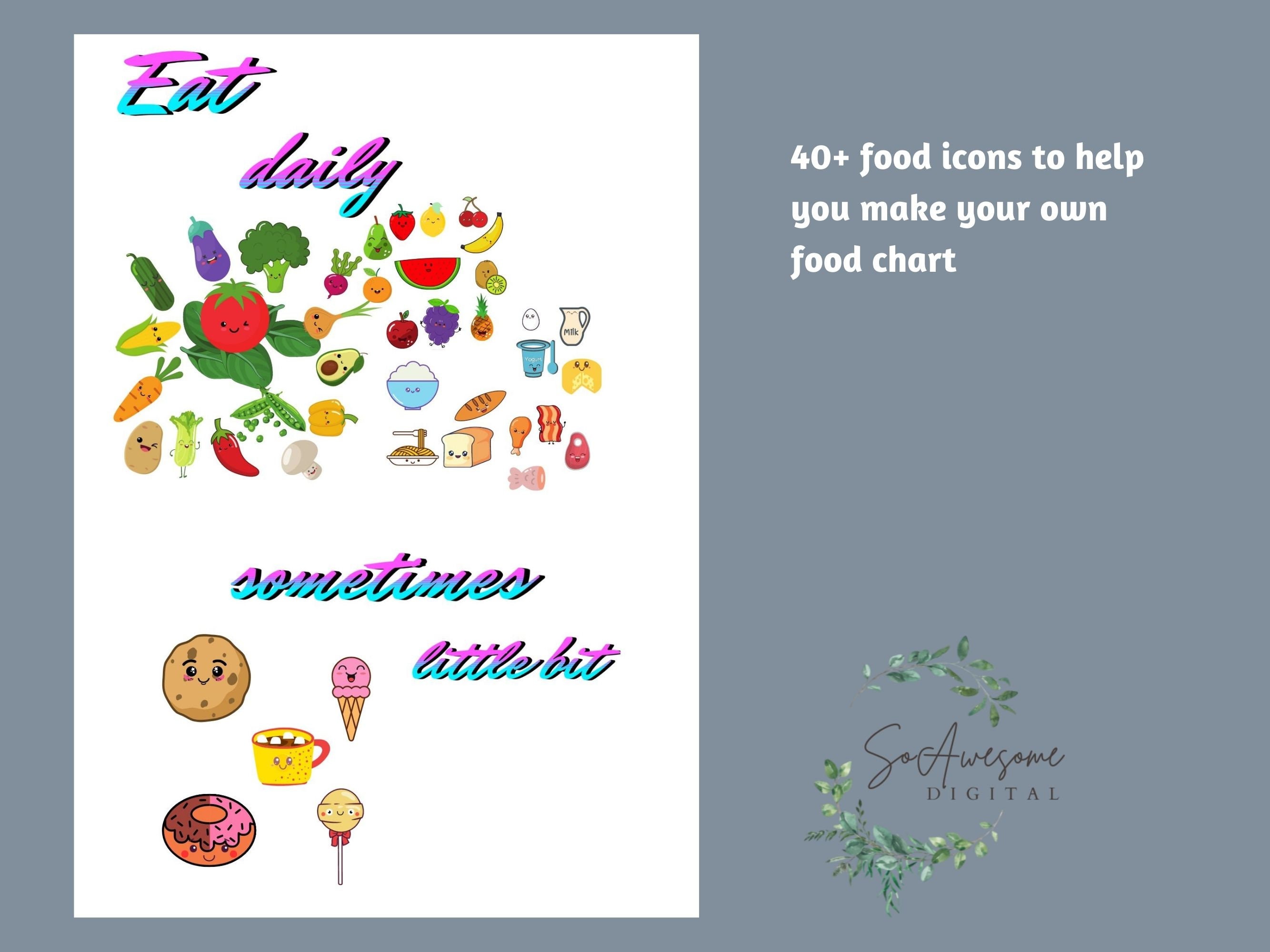 Digital Stickers for Kid's Daily Routine, Toddlers' Everyday Activity ...