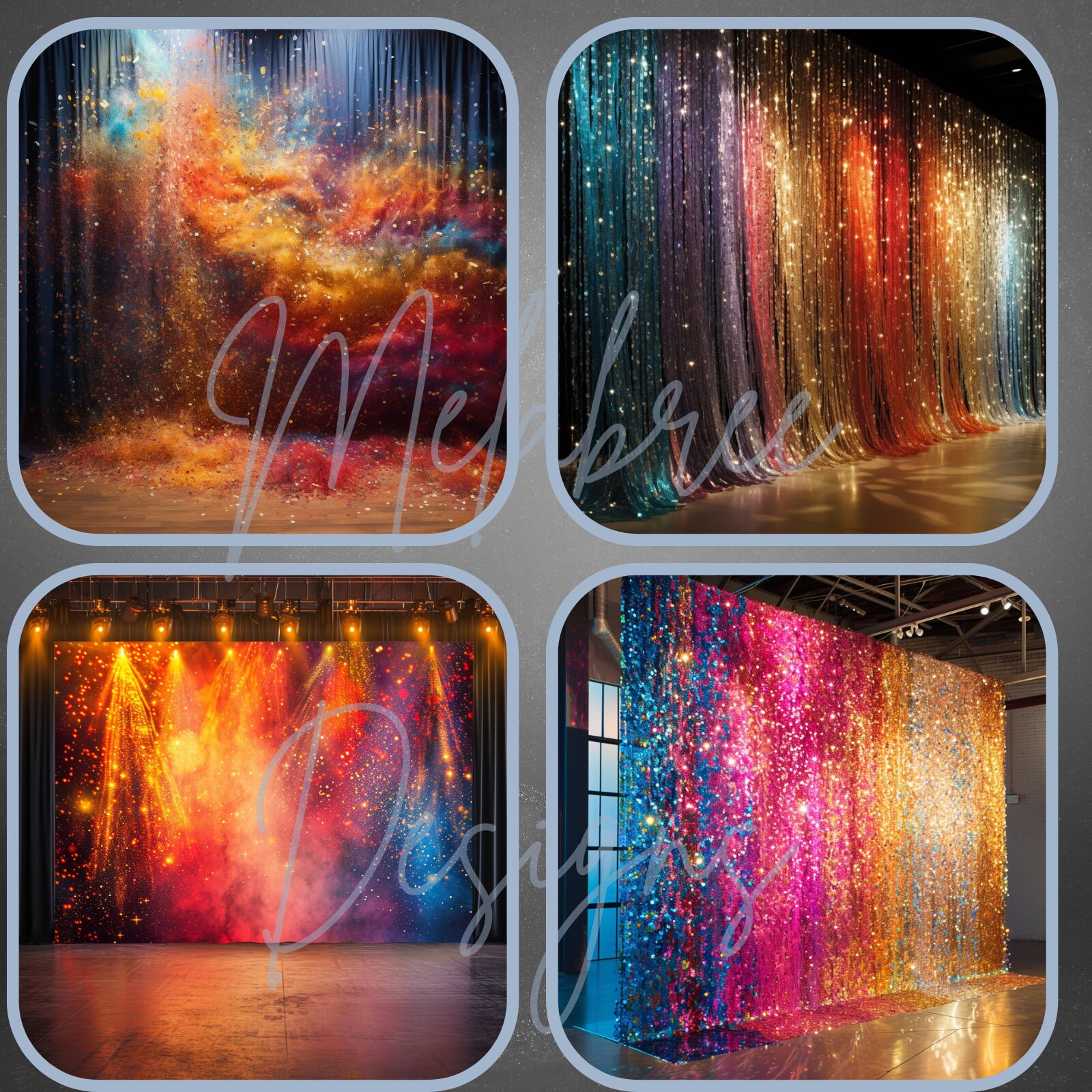 Cheer Digital Backdrop, Cheerleader Backgrounds, Dance Competition ...