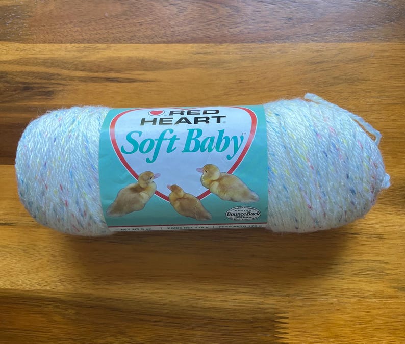 Red Heart Soft Baby Acrylic/nylon Yarn Sports Weight Powder Yellow ...