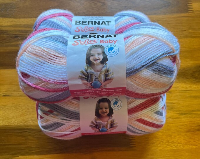 Bernat Softee Baby Yarn Pebbles Color DK Weight Ready to Ship - Etsy