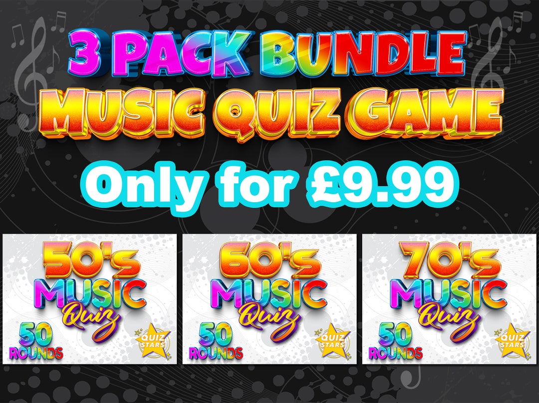 Music Bundle 50's, 60's and 70's Quiz Deal Tests Your Knowledge of the ...