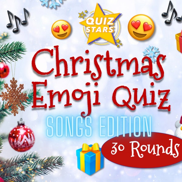 Emoji Christmas Songs - Etsy