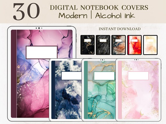 Digital Notebook Covers Notebook Cover Goodnotes Cover - Etsy