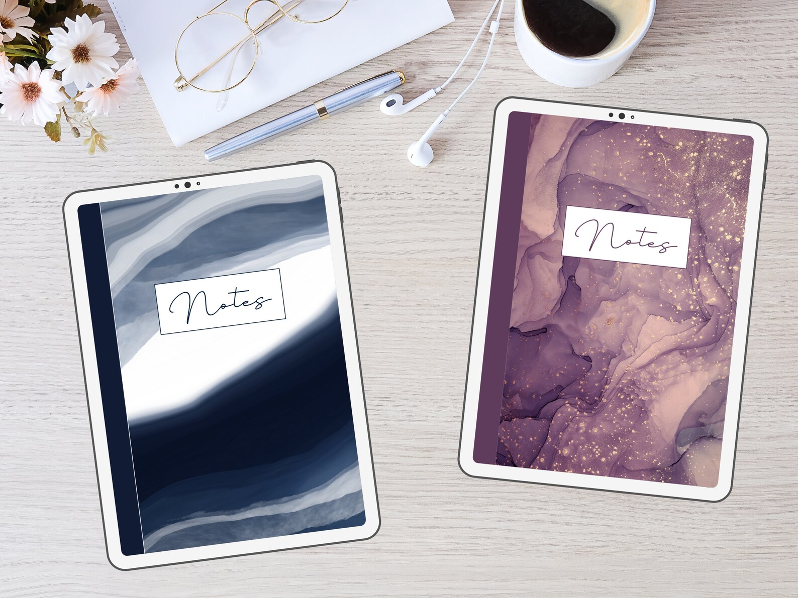 Modern Digital Notebook Covers Digital Covers Instant - Etsy