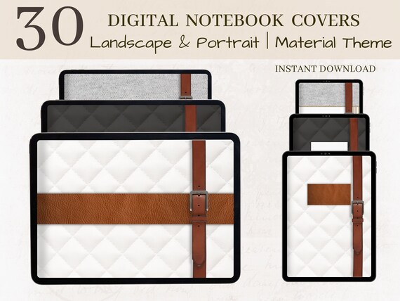 Digital Notebook Cover Goodnotes Cover Modern Realistic - Etsy
