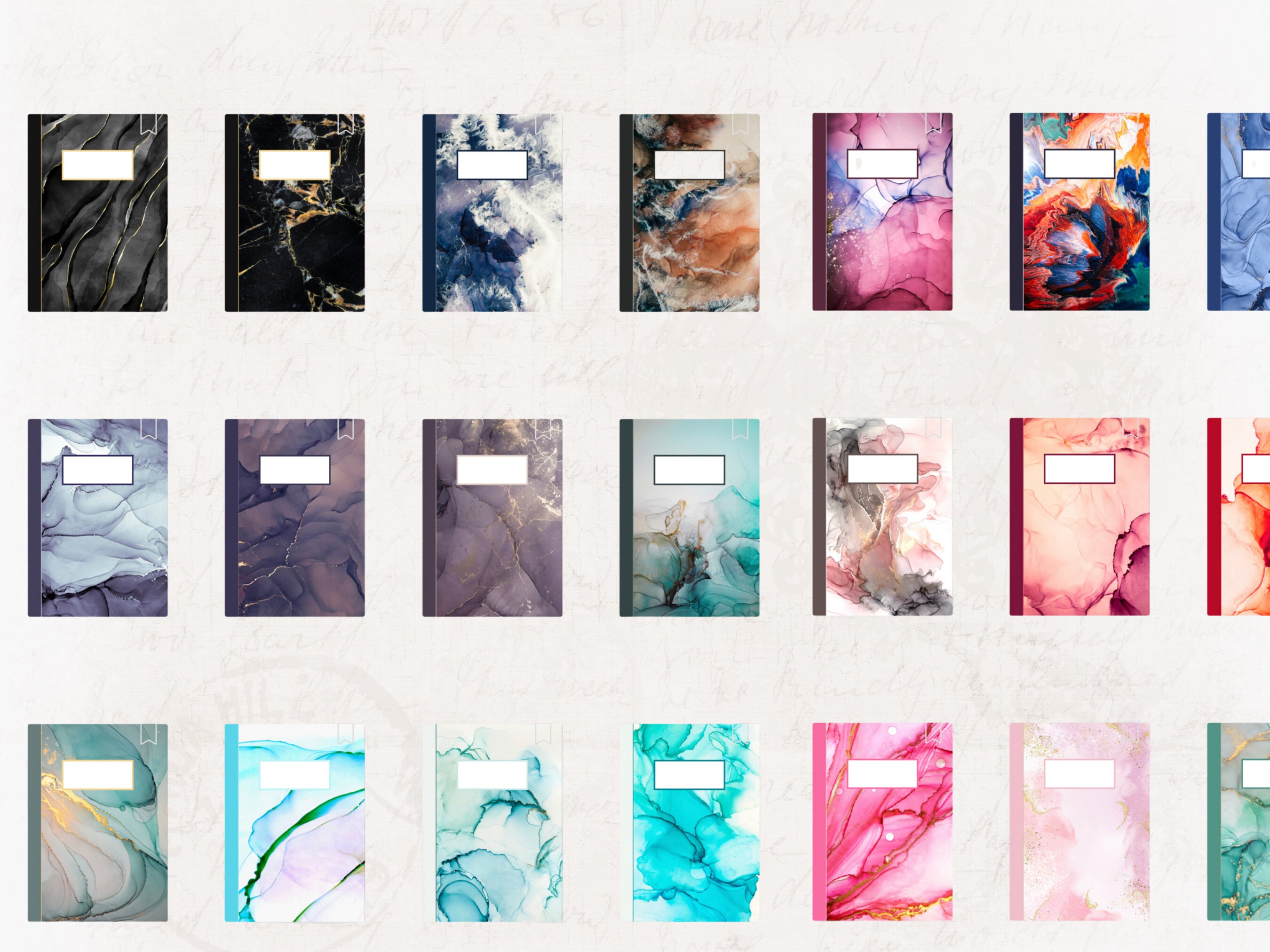 Digital Notebook Covers Notebook Cover Goodnotes Cover - Etsy