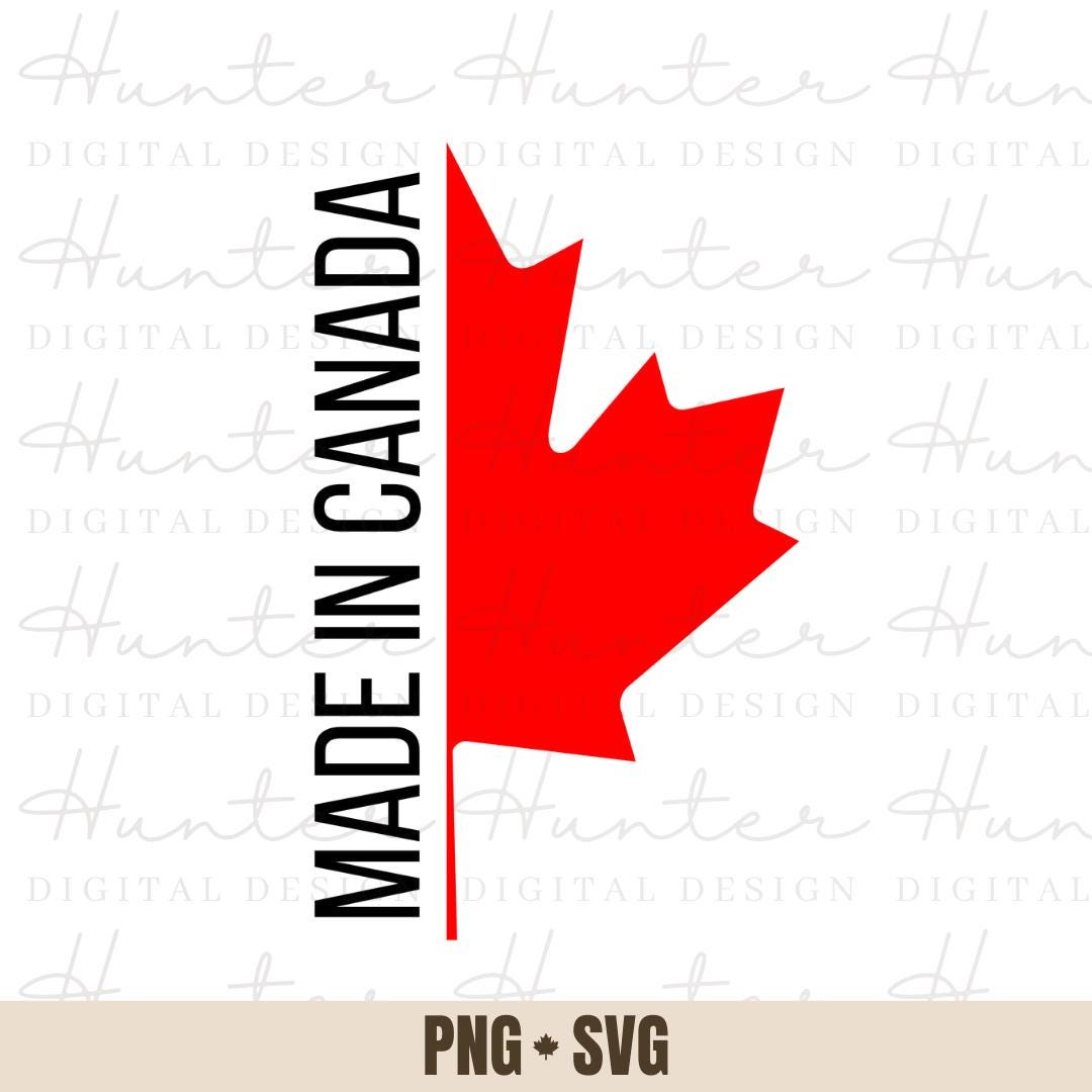 Made in Canada Svg Png Sticker | Canada Sticker Label | Canadian Maple ...