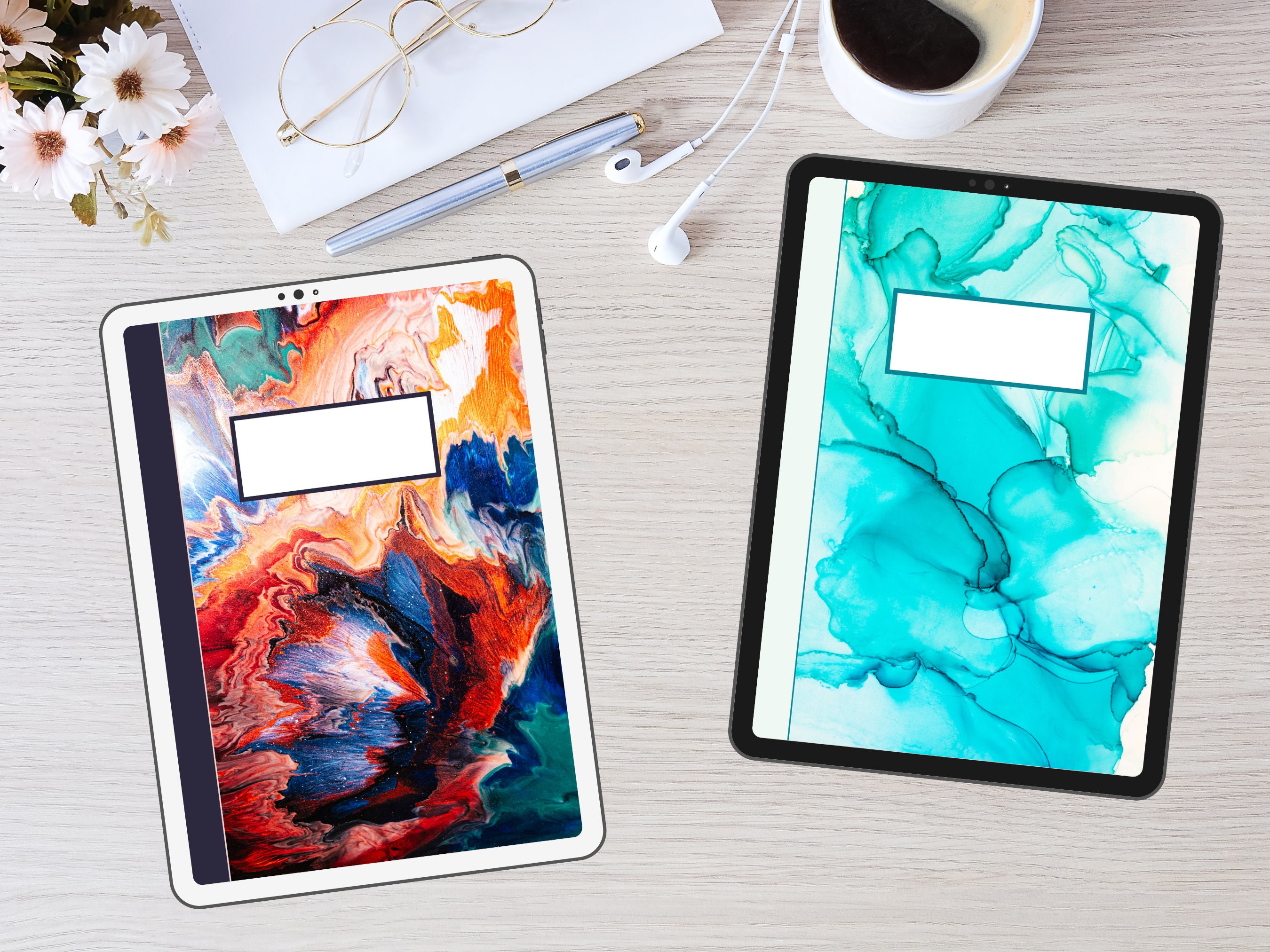 Digital Notebook Covers Notebook Cover Goodnotes Cover - Etsy