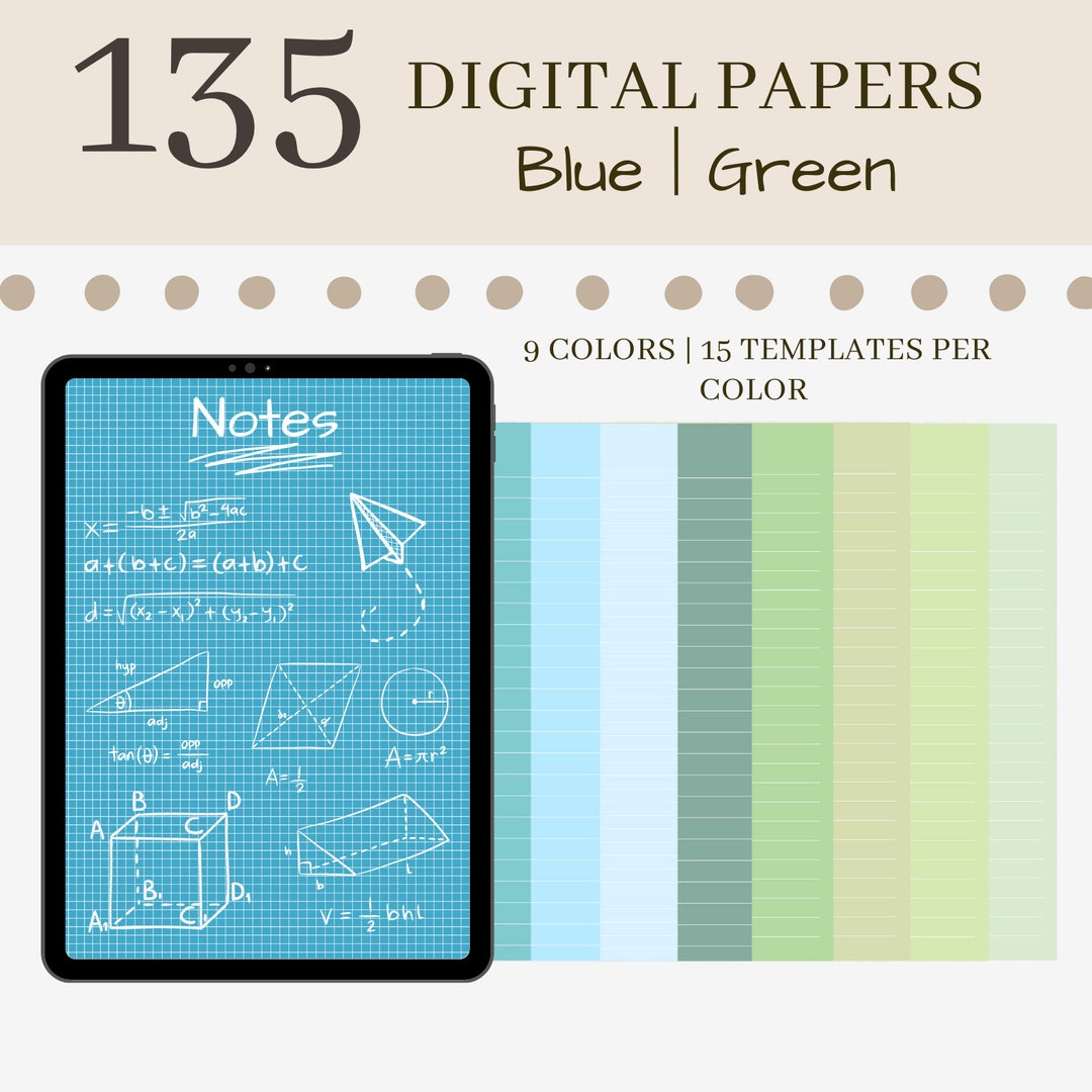 Digital Note Taking Template, Digital Notepad, Note Taking Template ...