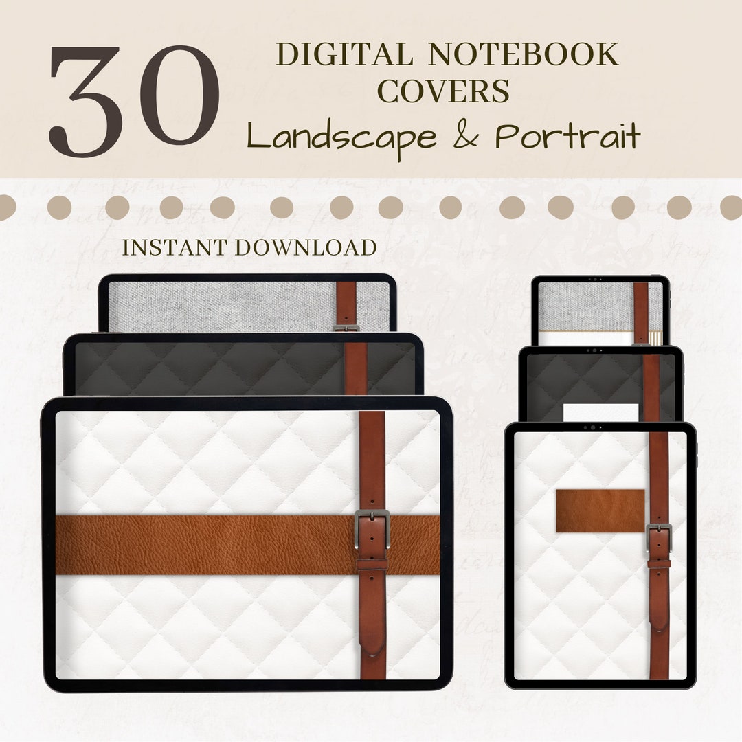Digital Notebook Cover | Goodnotes Cover | Modern | Realistic Goodnotes ...