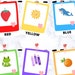 9 Color Cards, Montessori Flashcards, Pre-school Cards, Educational ...