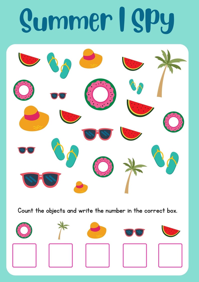 50 Page Maths Busy Book Printable Toddler Activities Preschool - Etsy