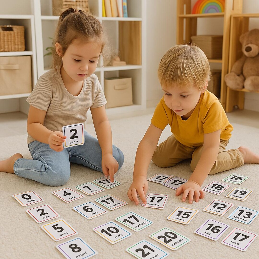 Numbers 1-100 Flashcards: Montessori Math Learning (PDF A4 Digital ...