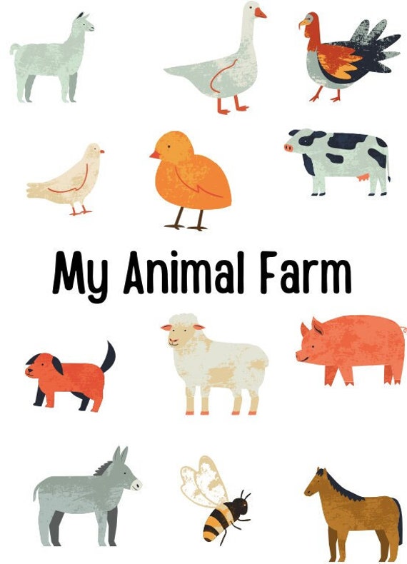 Montessori and Waldorf Learning Farm Animal Kindergarten - Etsy