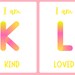 Pink Affirmations Alphabet Flashcards: Classroom Posters (PDF) - Etsy
