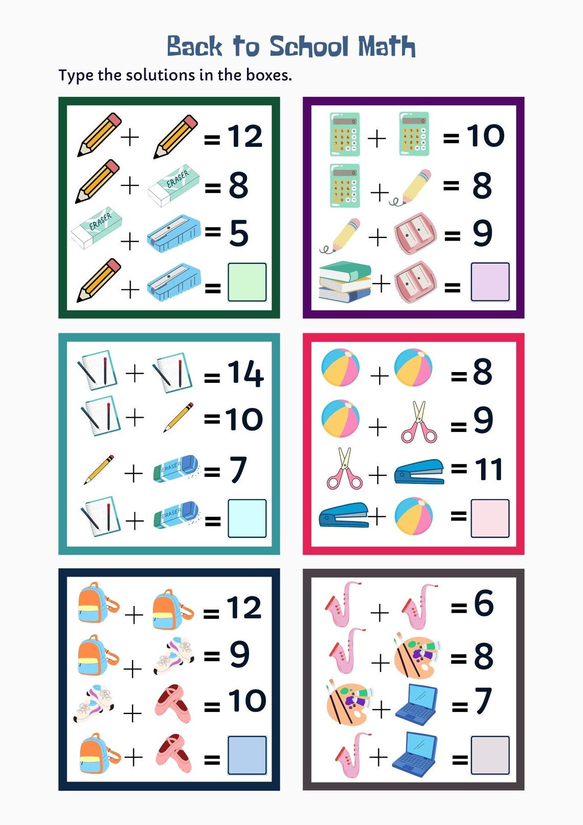 50 Page Maths Busy Book Printable Toddler Activities Preschool - Etsy