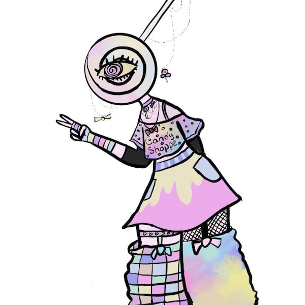 Weirdcore Eye - Etsy