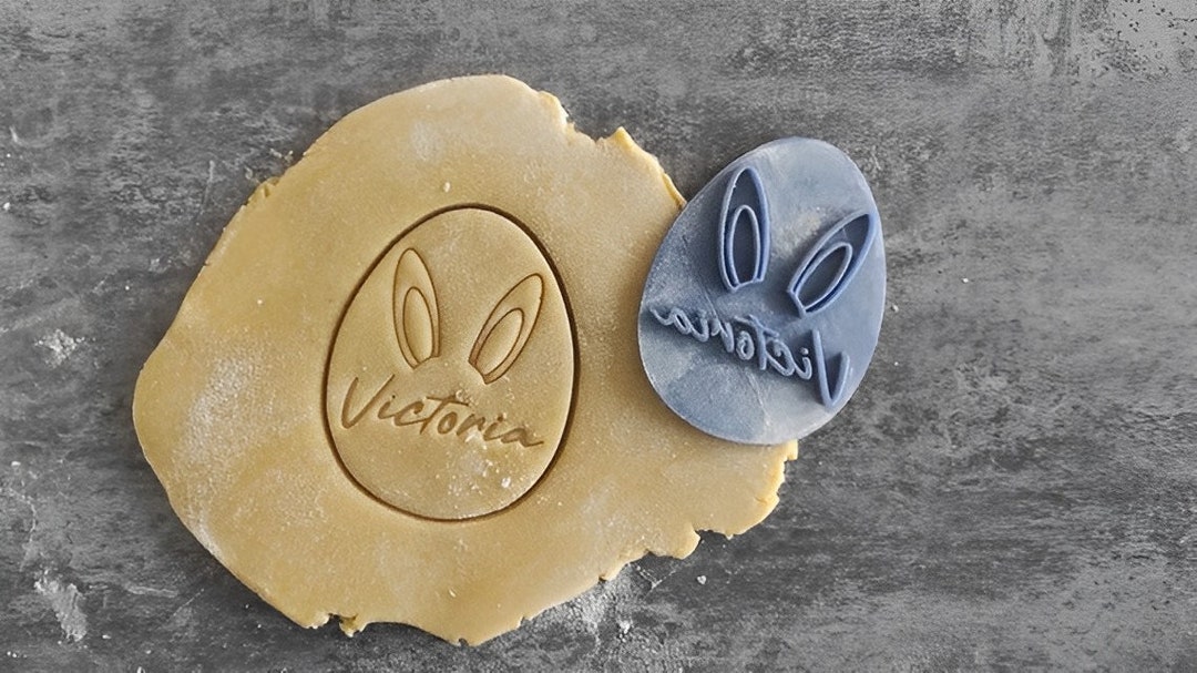 Personalized Easter Cookie Stamp - Etsy