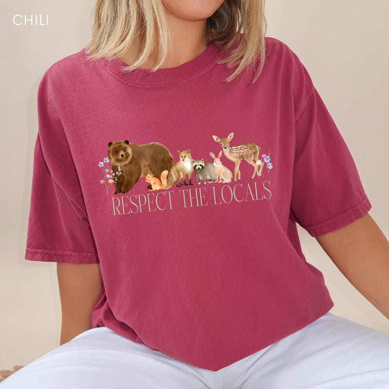 Respect the Locals Tee, Respect Local Wildlife Top, Protect National ...