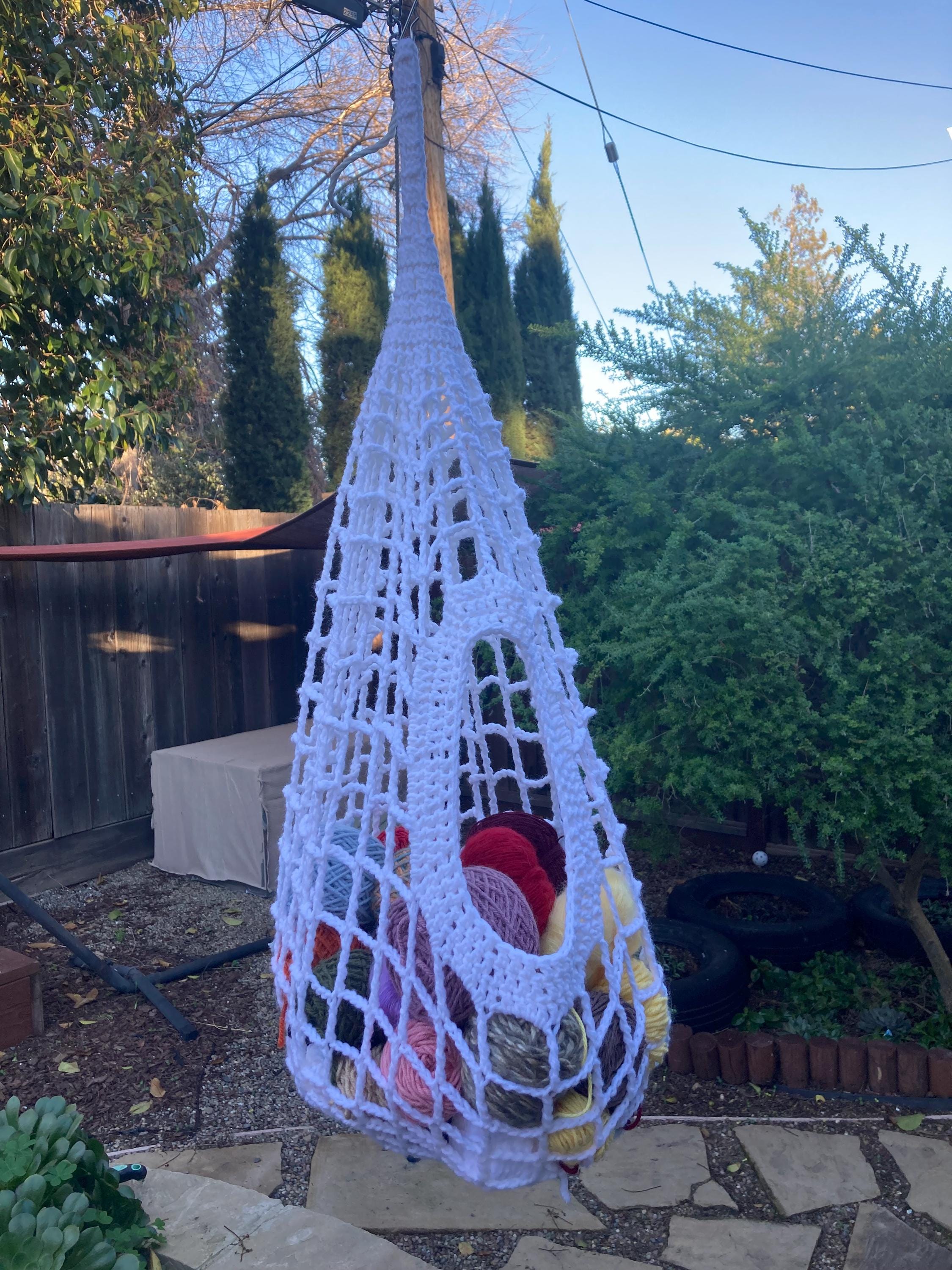 Crocheted Mesh Hanger - Etsy