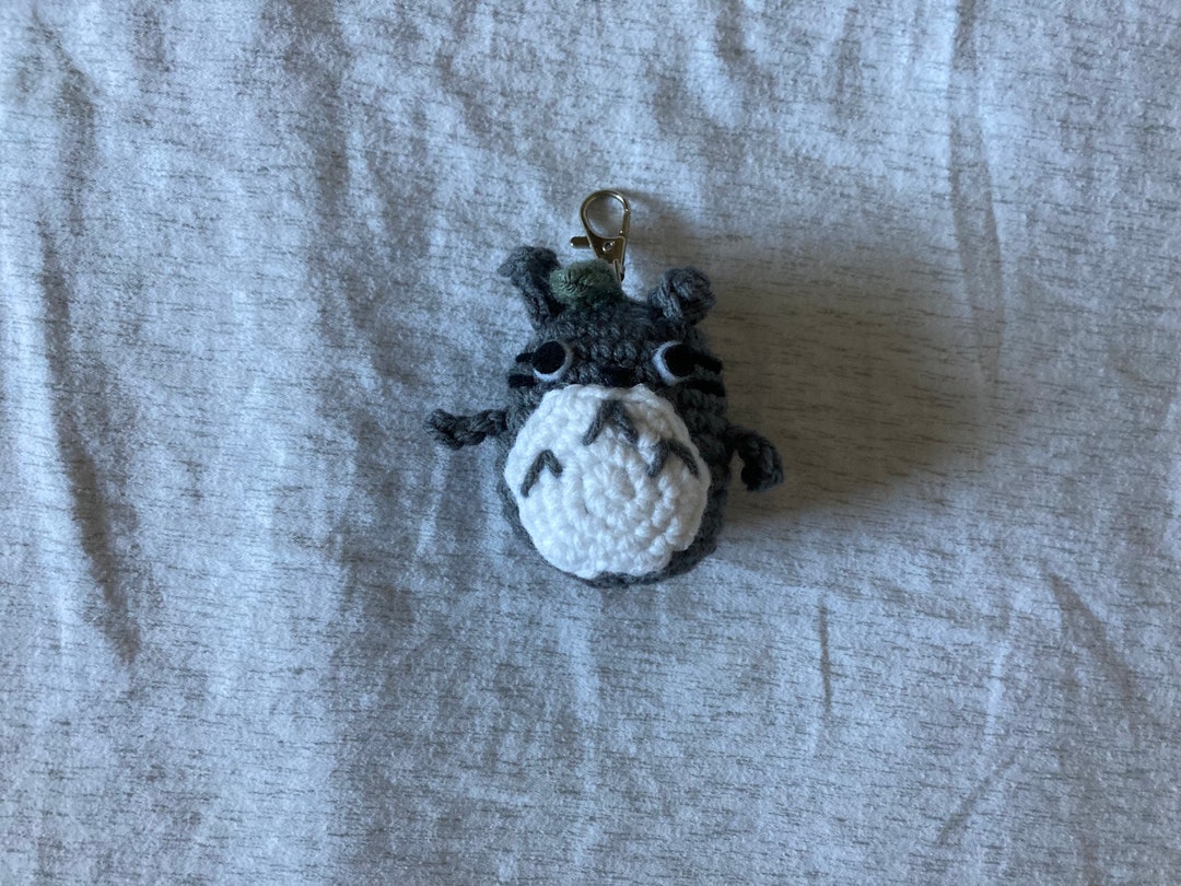 Crocheted Totoro Bunny Keychain ! - Etsy