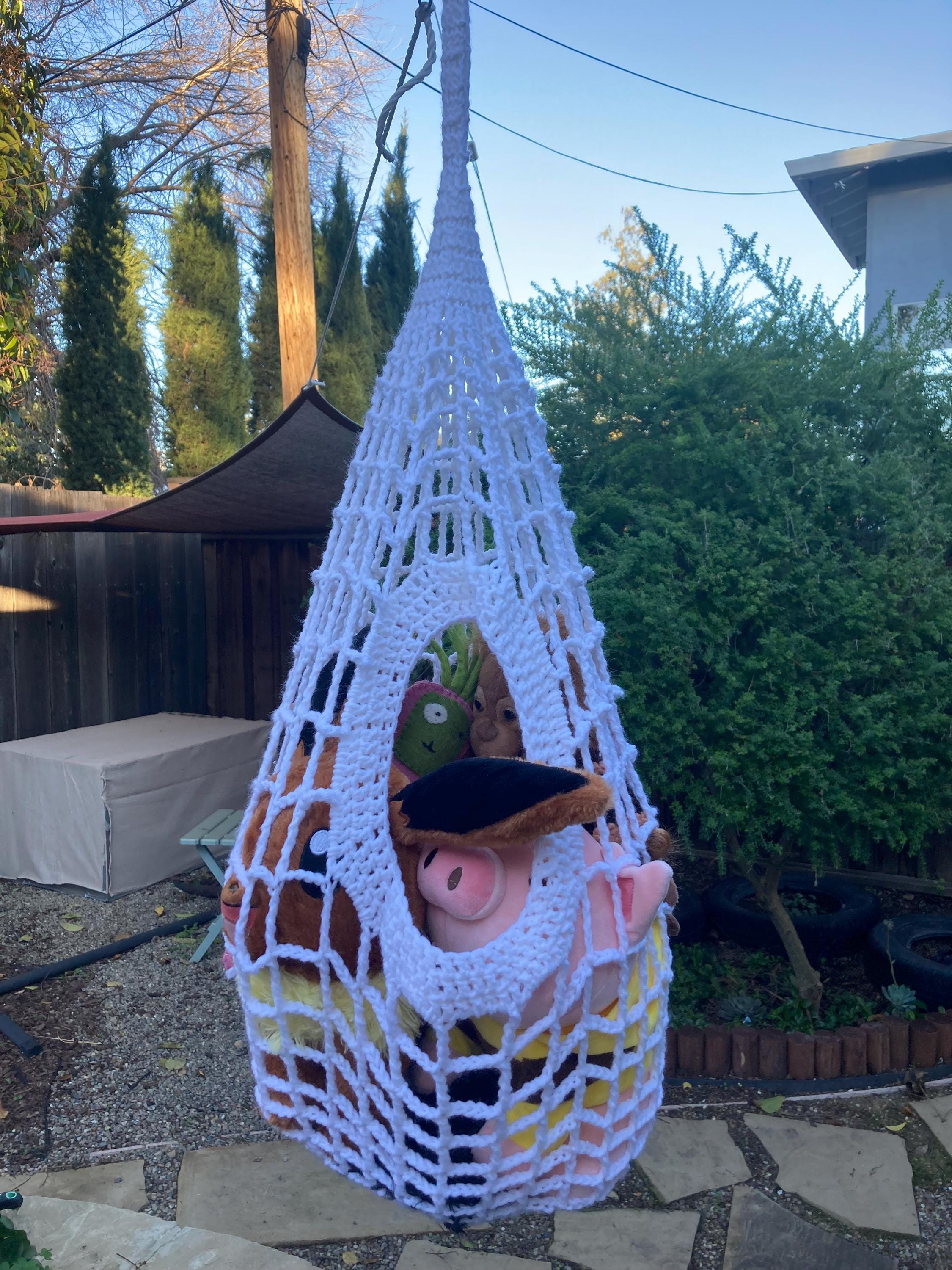 Crocheted Mesh Hanger - Etsy