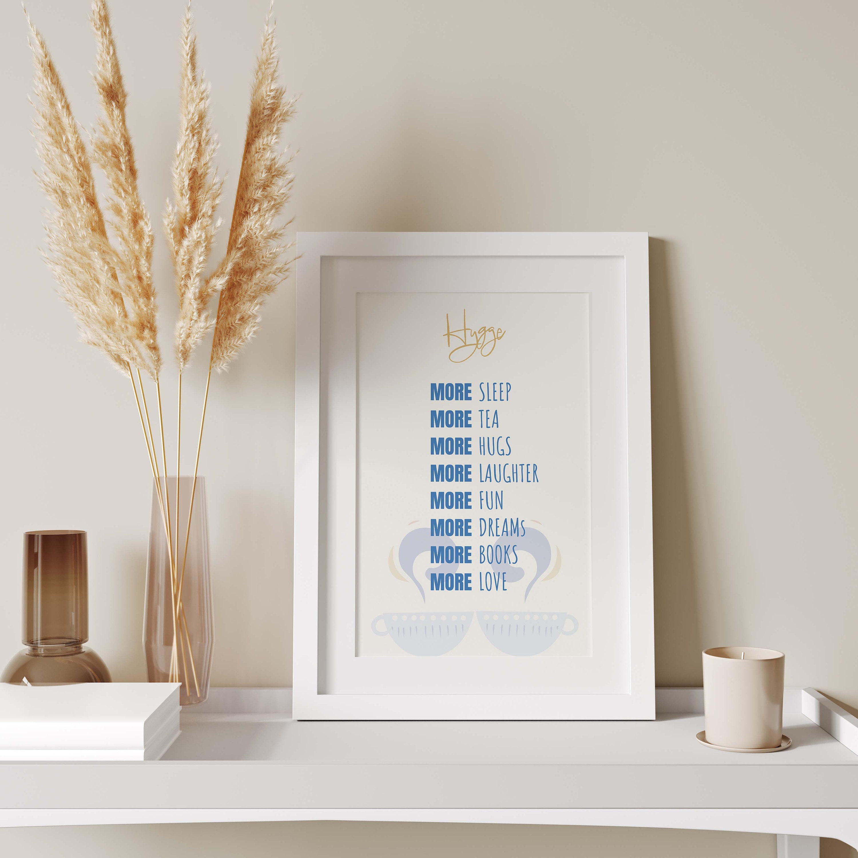 Hygge Wall Art, Danish Wall Art, Inspirational Print, Hygge Art ...