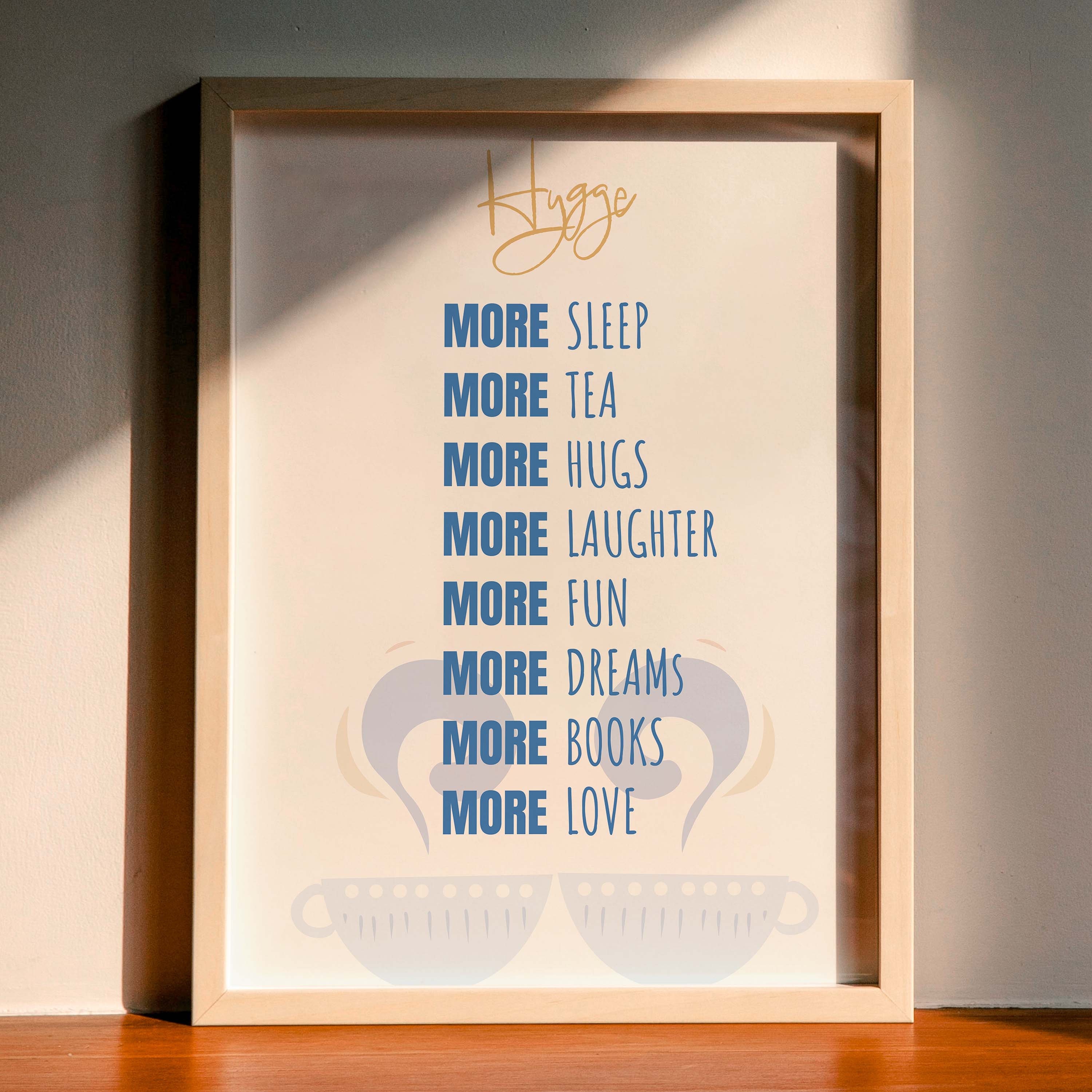 Hygge Wall Art, Danish Wall Art, Inspirational Print, Hygge Art ...