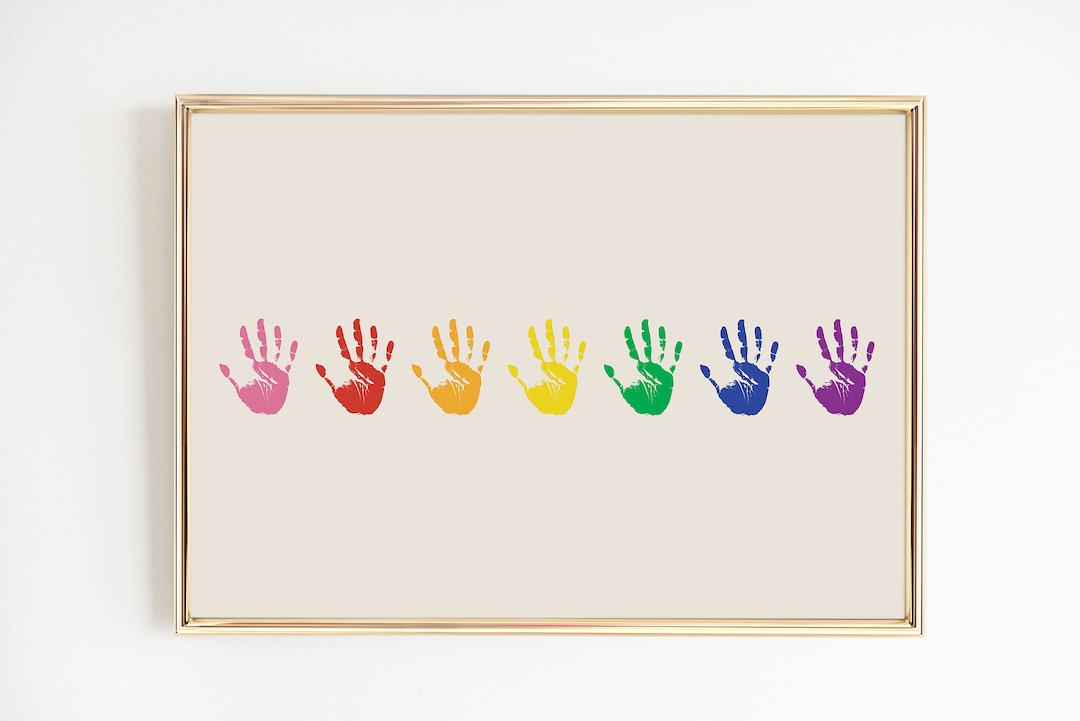 Rainbow Pride Wall Art World Pride Pride Home Decor LGBTQ - Etsy
