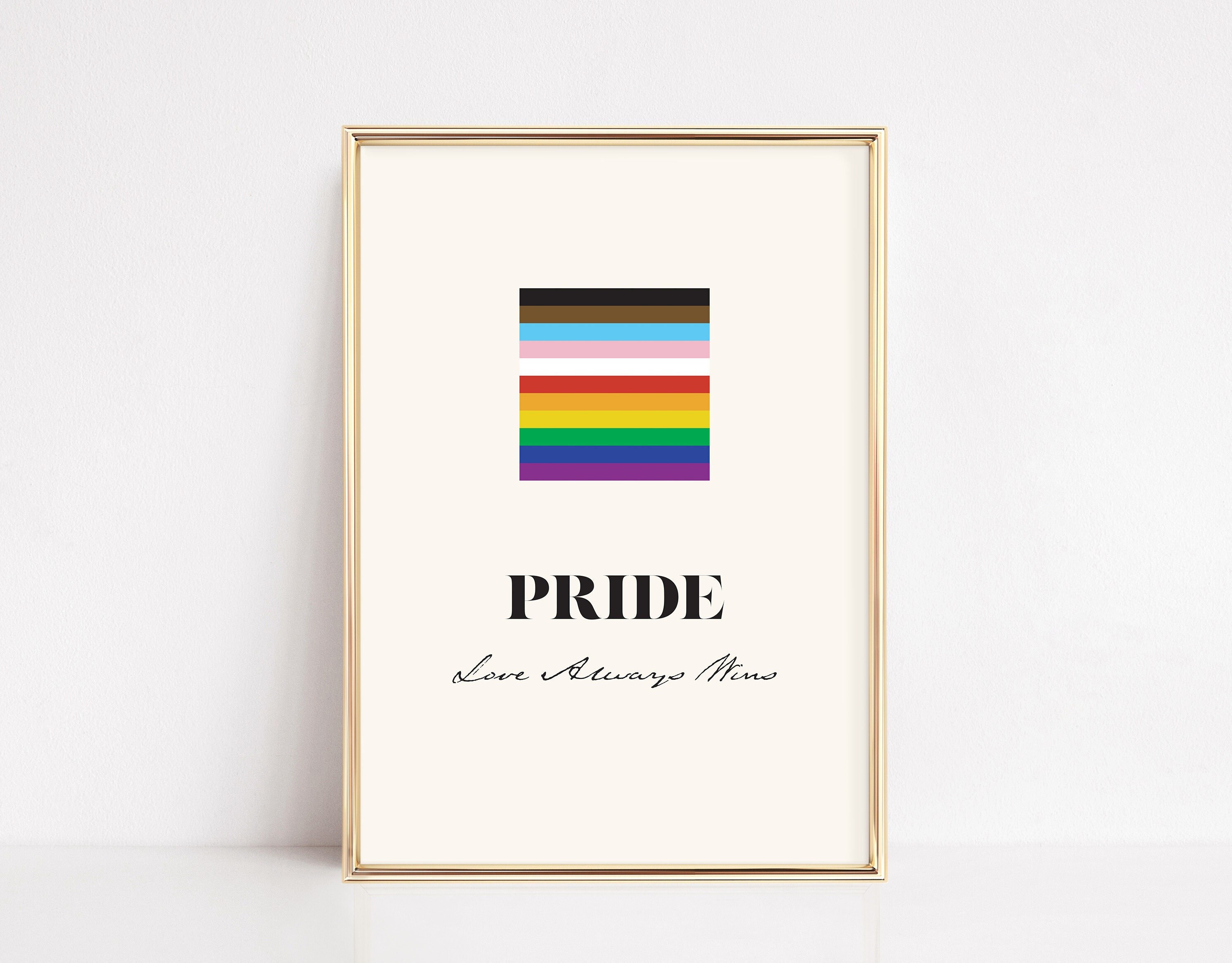 Pride Flag Wall Art, World Pride, Pride Home Decor, LGBTQ Gift, Digital ...