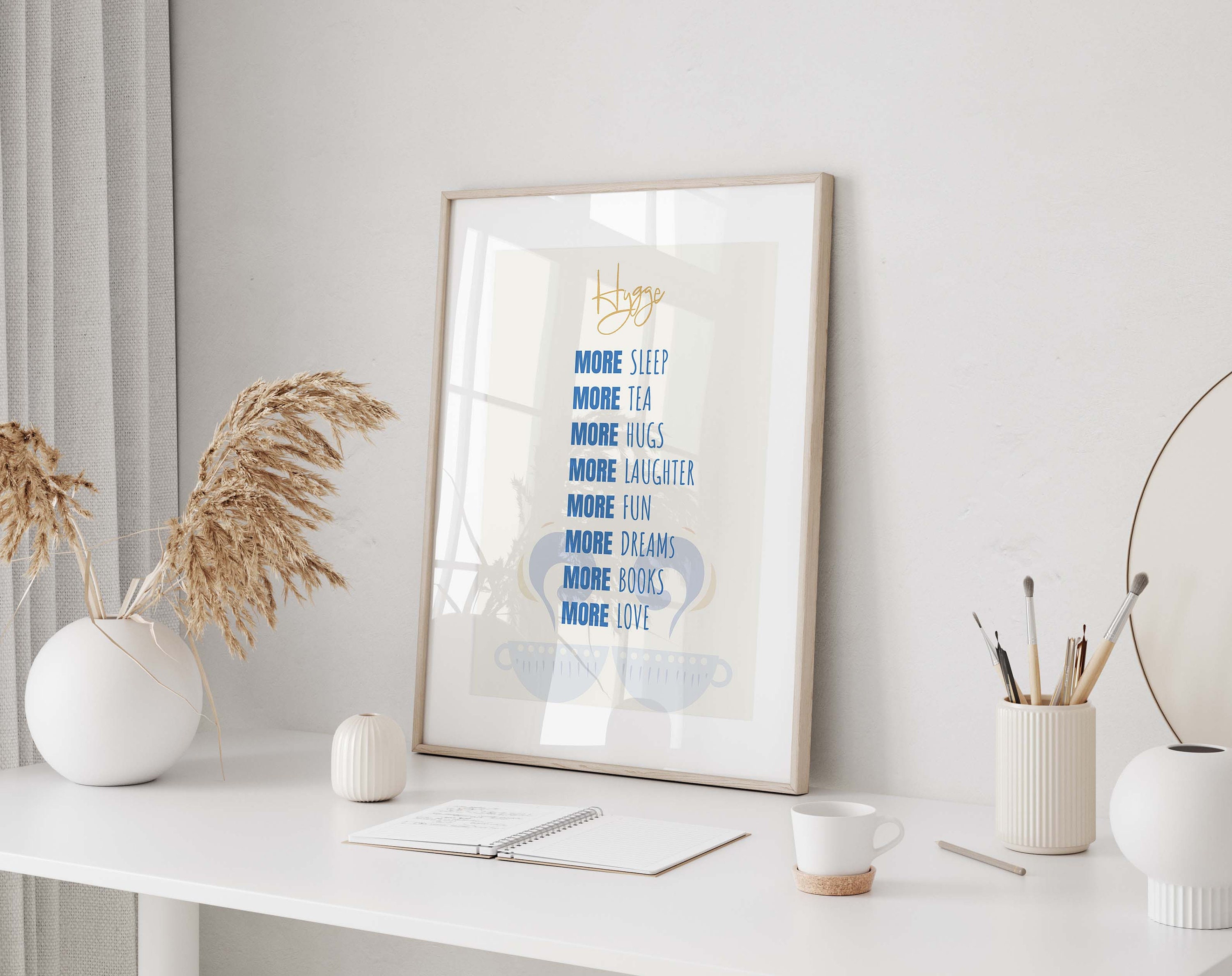 Hygge Wall Art, Danish Wall Art, Inspirational Print, Hygge Art ...