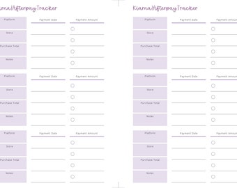 Afterpay Tracker - Etsy