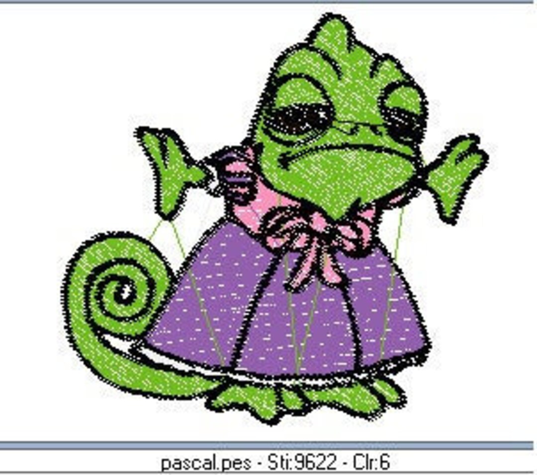 Pascal Embroidery Design SEW, PES, HUS and More - Etsy
