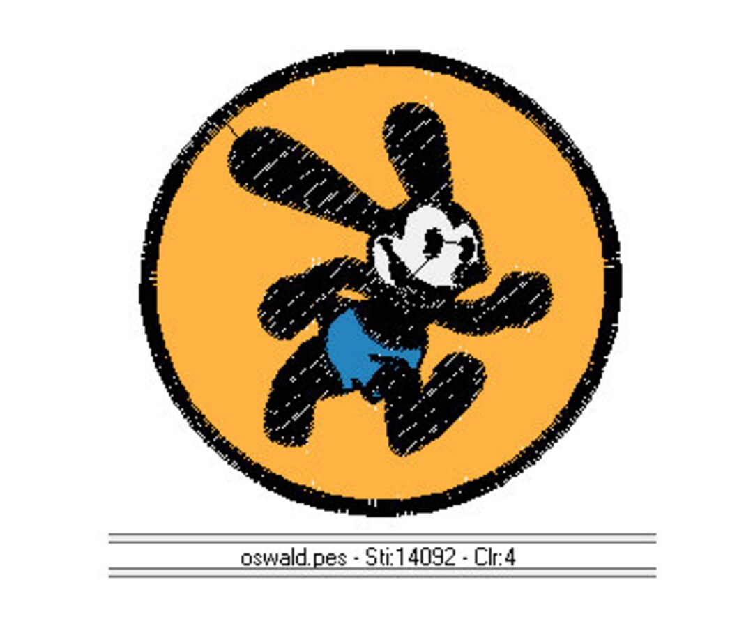 Oswald Embroidery Design PES, JEF, HUS and More - Etsy