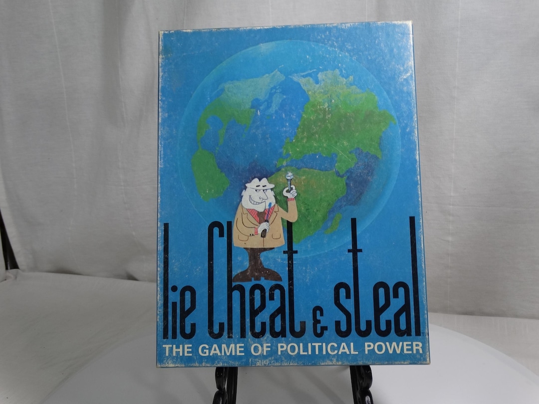 Vintage Criminal Game Lie Cheat Steal Board Game - Etsy