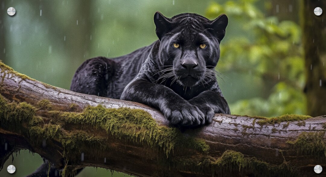 Black Panther Metal Print - Etsy