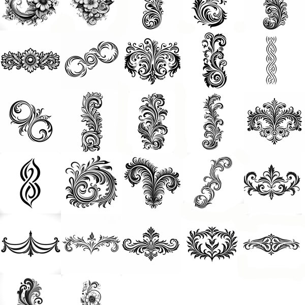 Cnc Border Designs - Etsy